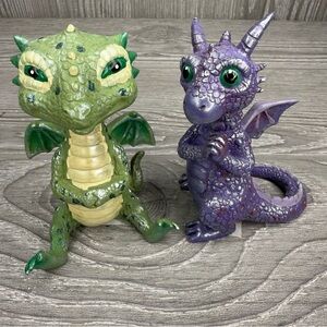 Accents | Summit Collections Purple And Green Cute Baby Dragon ...